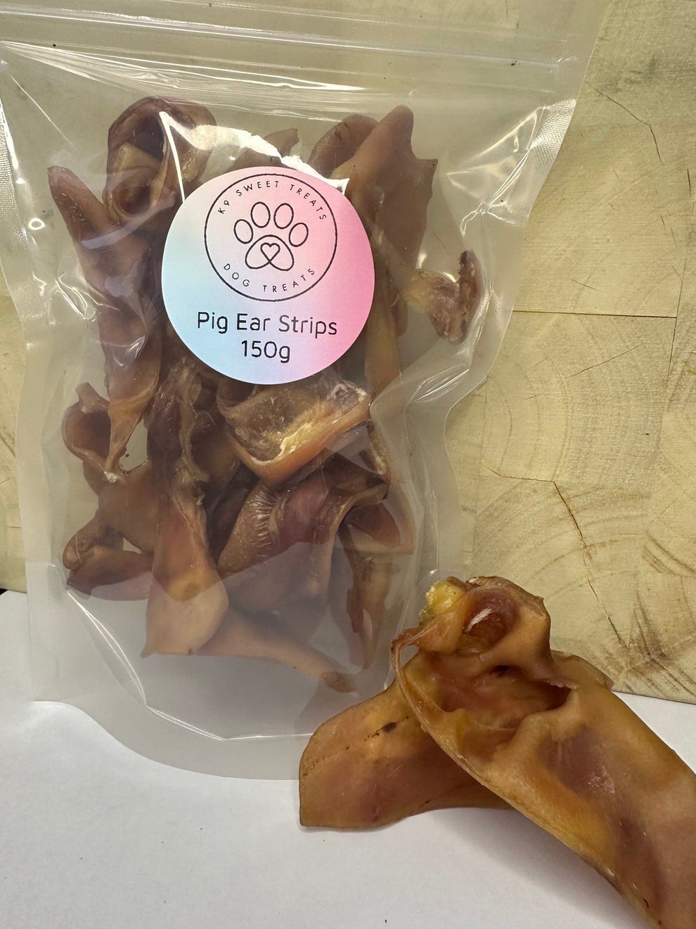 Pig Ear Strips – K9 Sweet Treats
